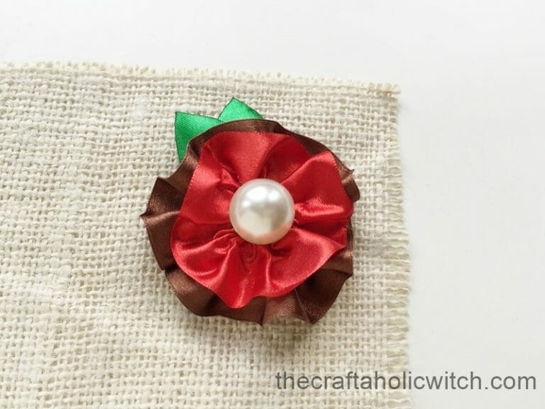 DIY Ribbon Flowers (Easy 5 Steps Tutorial) | The Craftaholic Witch