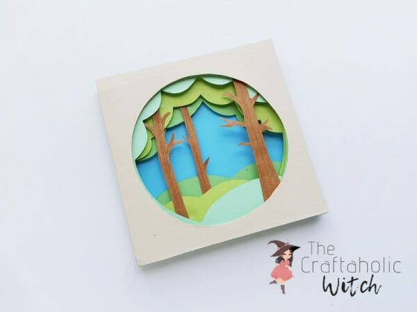 How to Make a 3D Layered Paper Art Scene (+ Free Template)