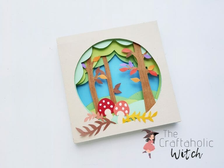 How to Make a 3D Layered Paper Art Scene (+ Free Template)