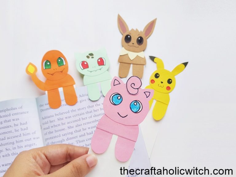 How to Make Pokemon Bookmarks (+ 4 Free Templates)