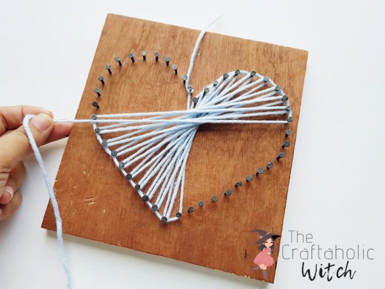 Easy DIY Heart String Art for Beginners (+ Free Template)