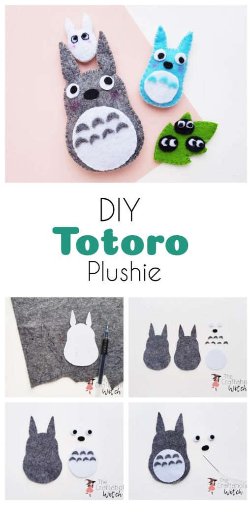 DIY Totoro Plush | Only 8 Step Tutorial & Free Plush Pattern