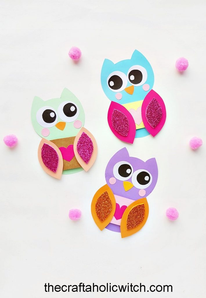 DIY Owl Valentine Card | Craftaholic Witch