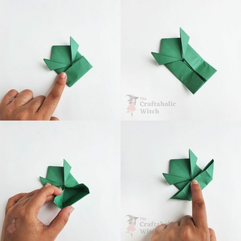 2 Ways of Making Jumping Origami Frog (Instructions + Video)