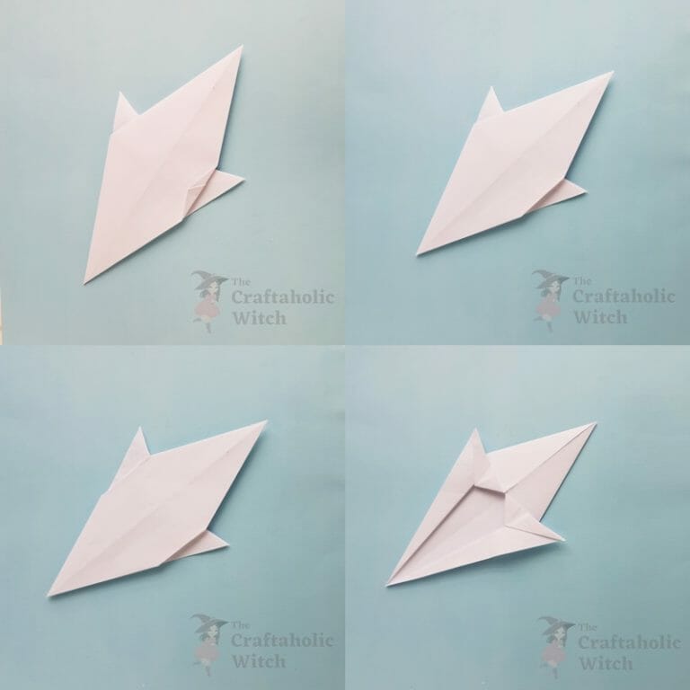 How to Make Easy Origami Ghost (Folding Instruction + Video)