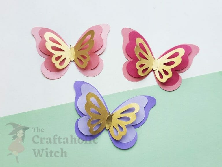 How to Make Paper Butterflies (with Free Template)