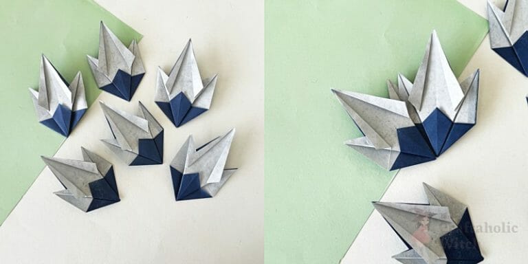 How to Fold an Origami Snowflake (Easy Instructions + Video)