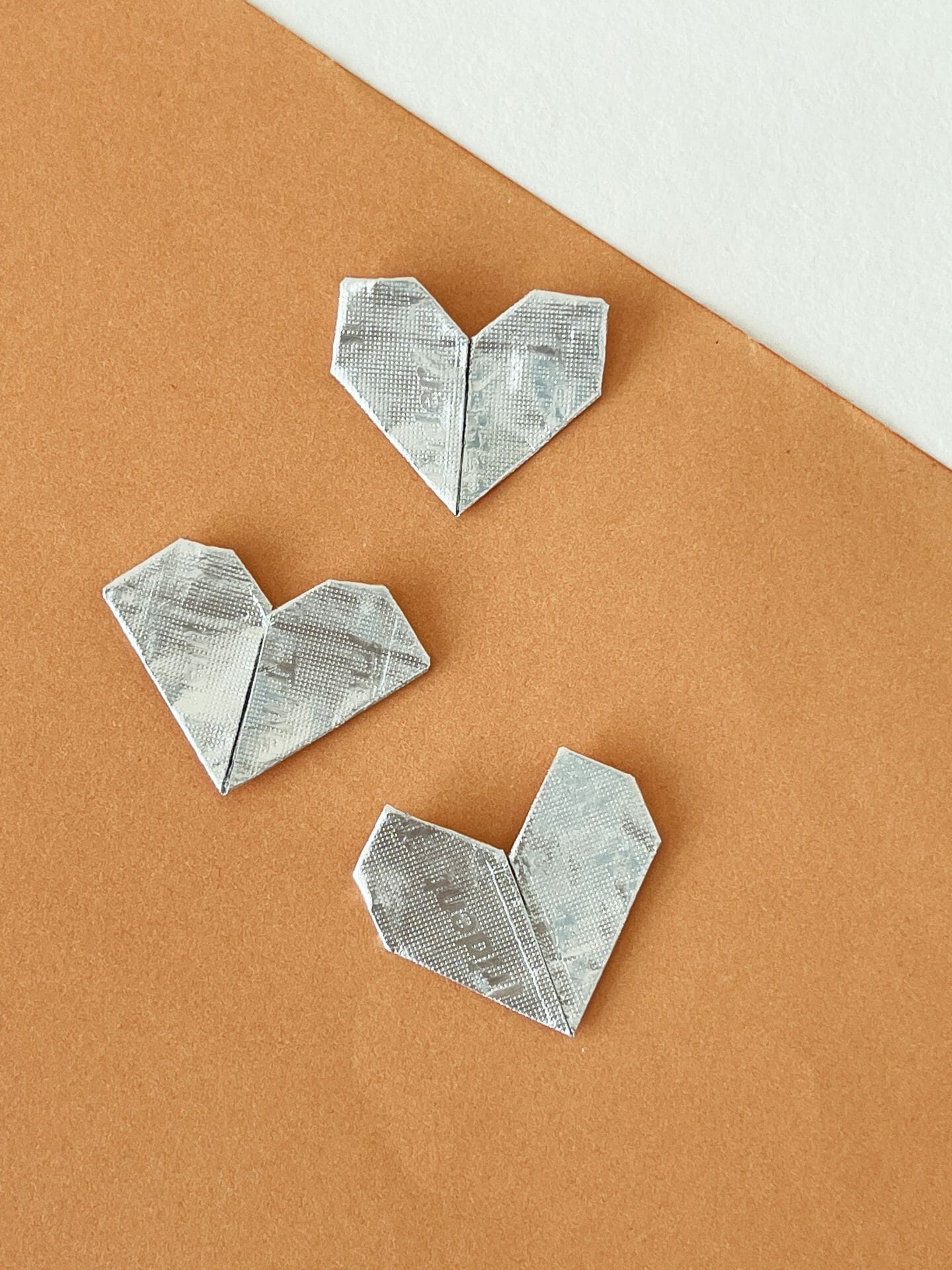 How to Make Gum Wrapper Hearts (Folding Instruction + Video)