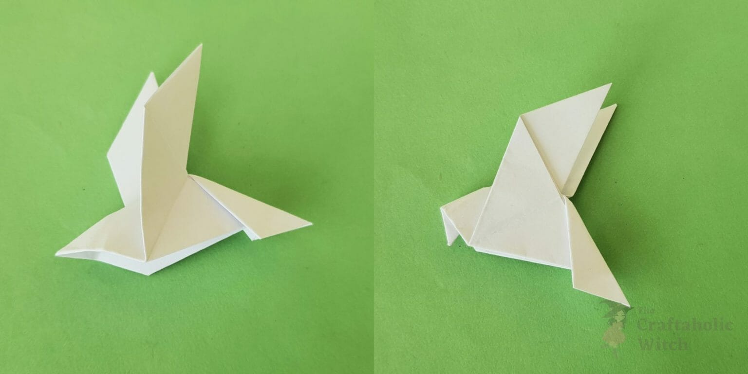 How to Make Origami Dove/Pigeon Birds (Instructions + Video)