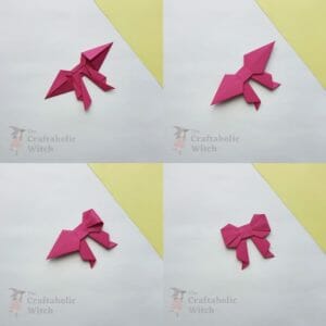 How to Make a Paper Bow (Easy Origami Bow) + Video Tutorial | The ...