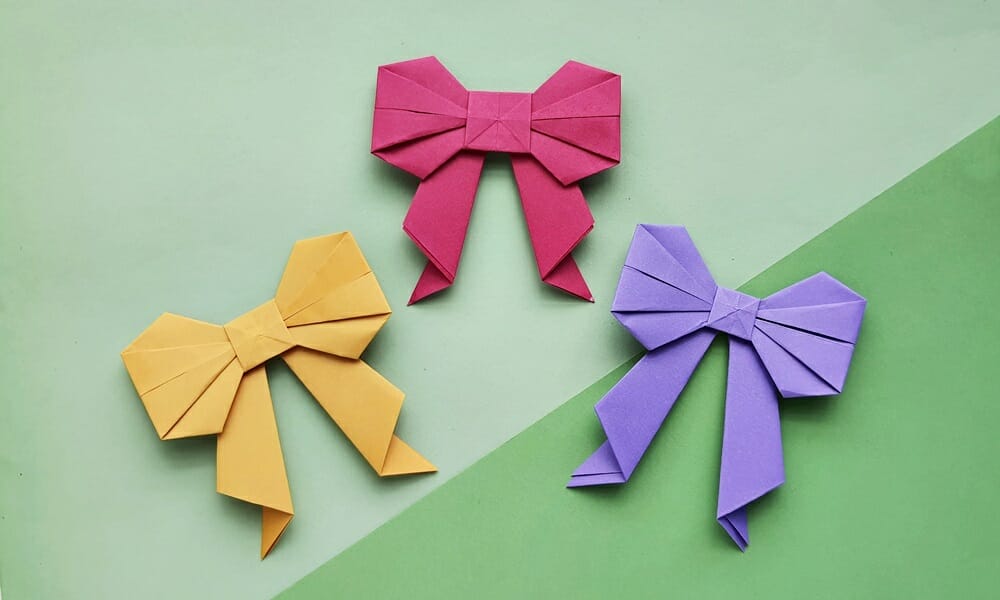 How To Make A Paper Origami Bow And Arrow Let s Create Paper Bow How To Make A Paper Origami Bow And Arrow Let s Create Paper Bow