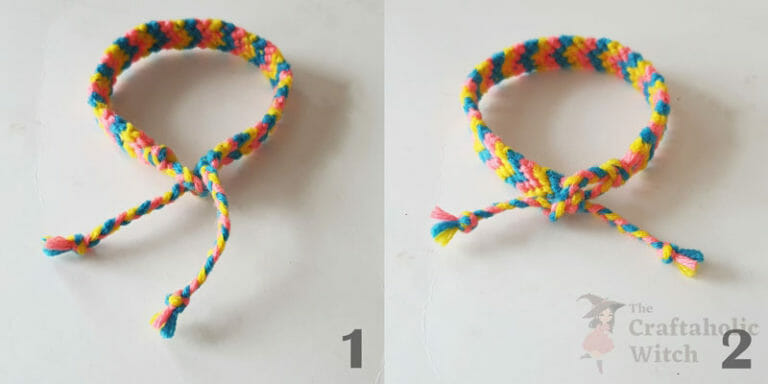 How to Make a Chevron Friendship Bracelet (With Video) | Craftaholic Witch