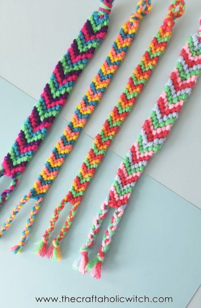 How to Make a Chevron Friendship Bracelet (With Video) | The ...