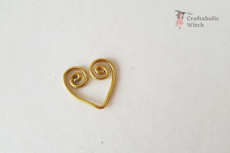 How to Make a Heart Necklace with Wire for Beginners + Video