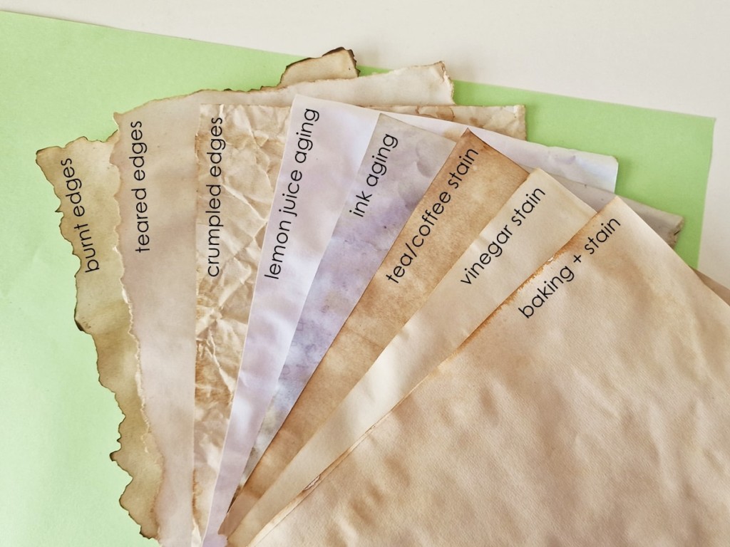 How to Age Paper? 5 Ways to Give Old Looks with 8 Styles