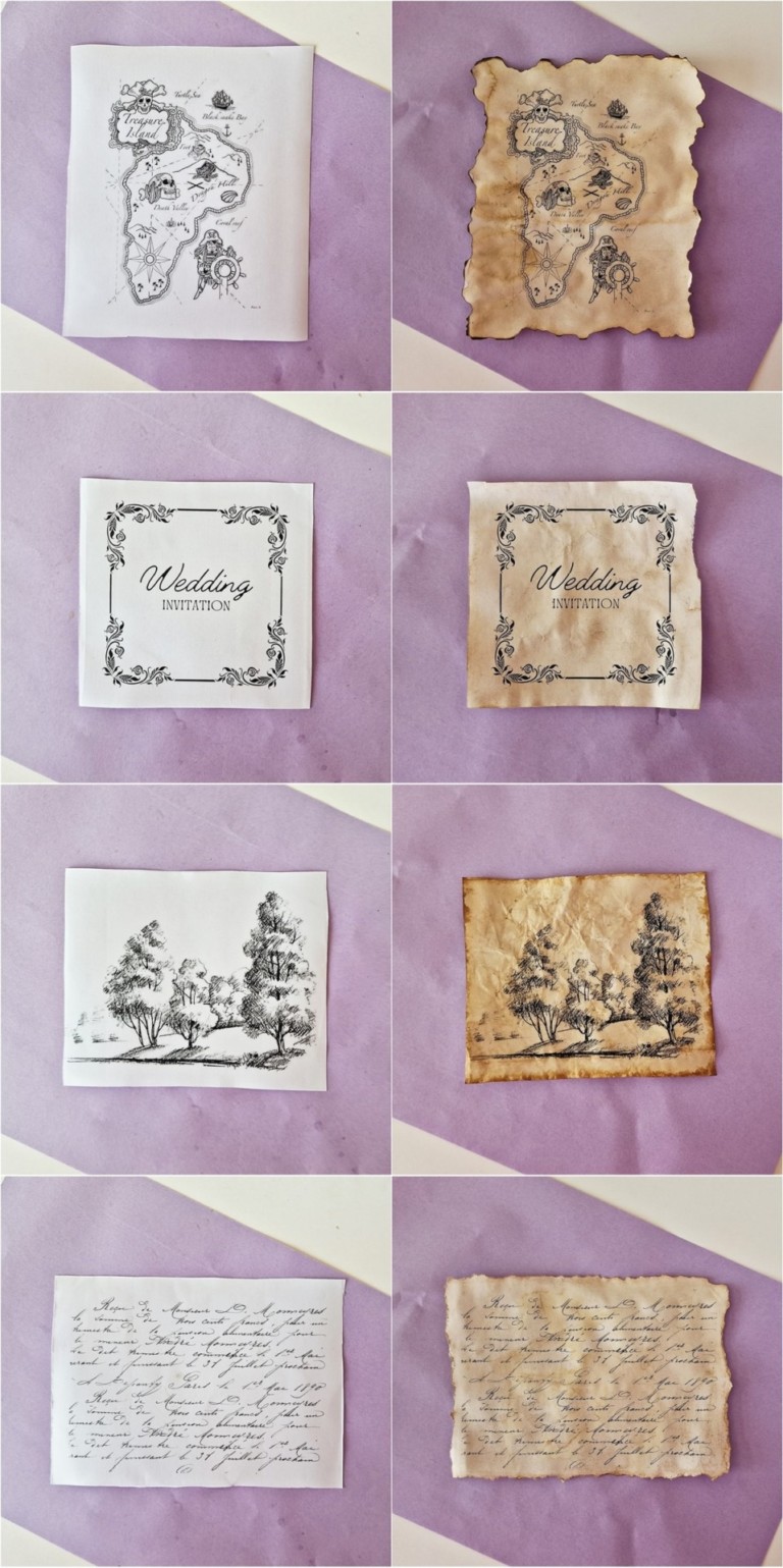 How to Age Paper? 5 Ways to Give Old Looks with 8 Styles