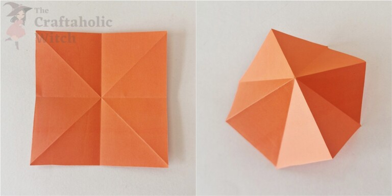 Easy 3D Paper Pumpkin Craft (Includes Video Instructions)