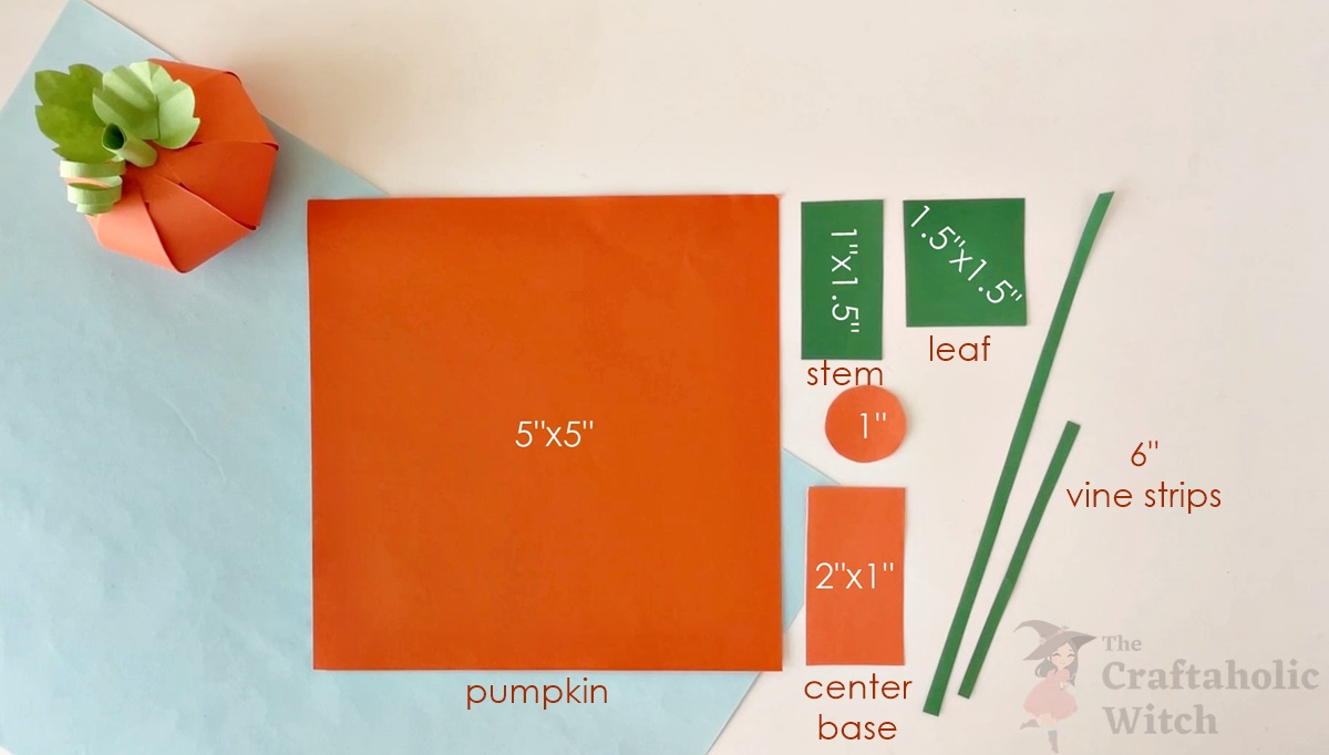 Easy 3D Paper Pumpkin Craft (Includes Video Instructions)