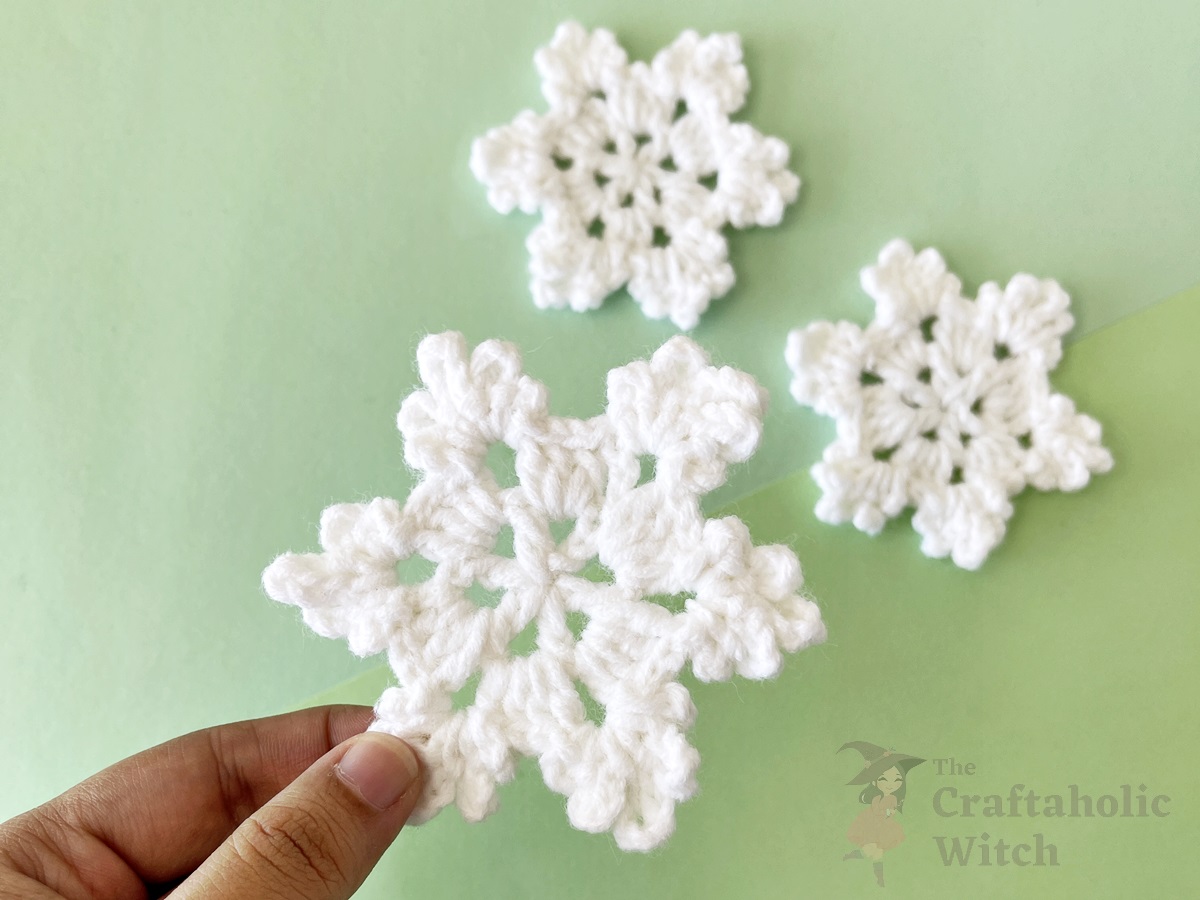 How to Crochet Snowflake (Easy Tutorial for Beginners) | The ...