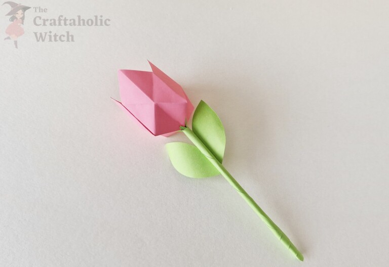 How to Craft Paper Tulips (Easy Instructions + Video Guide) | The ...