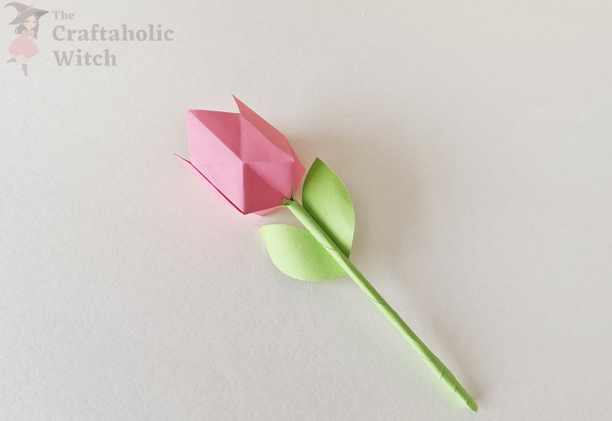 How to Craft Paper Tulips (Easy Instructions + Video Guide) | The ...