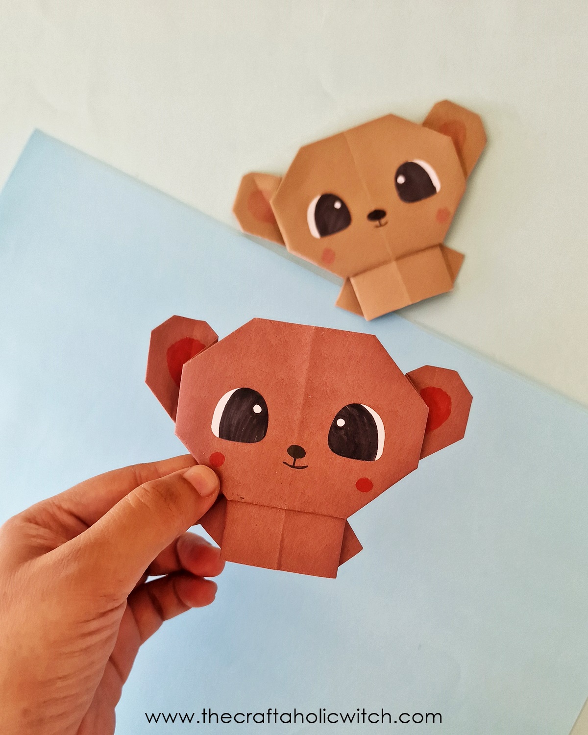 How to Make a Cute Origami Bear (with Instructions & Video)