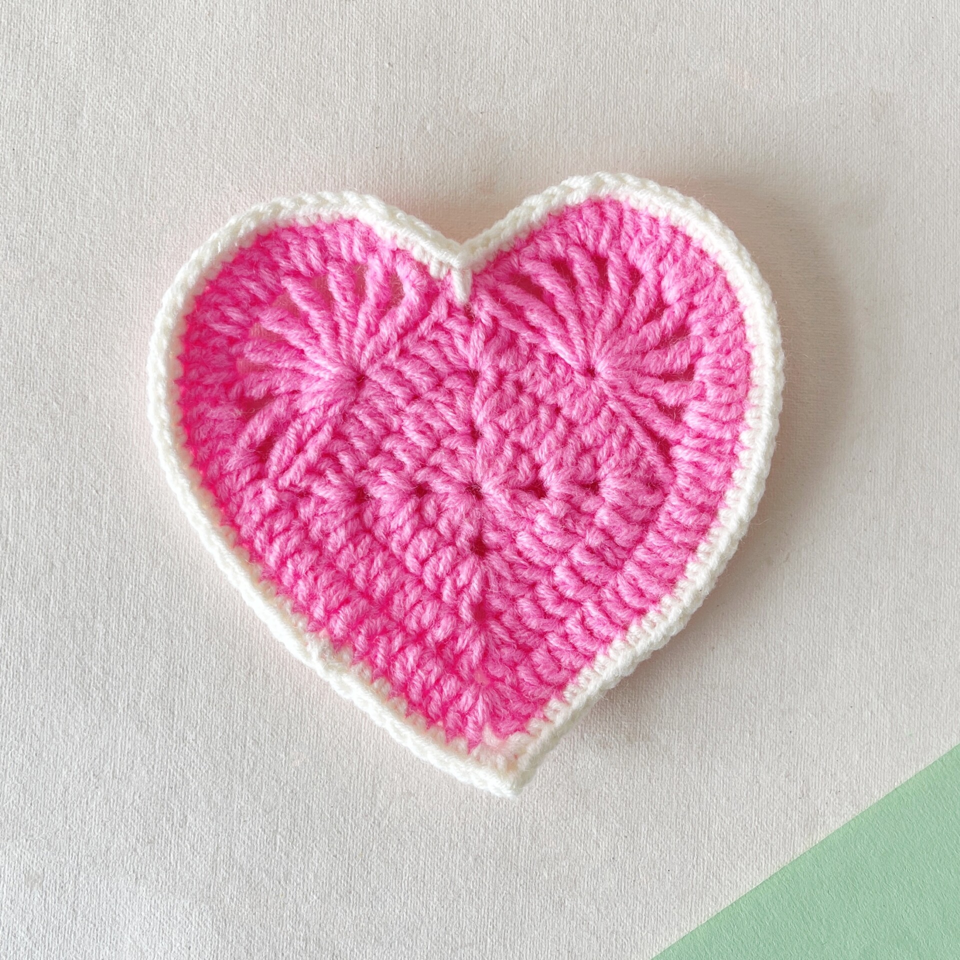 How to Crochet Heart Coasters (With Free Pattern) | The Craftaholic Witch