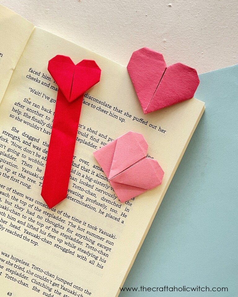 2 Origami Heart Bookmark Tutorials ️ One Practical, One Versatile | The ...