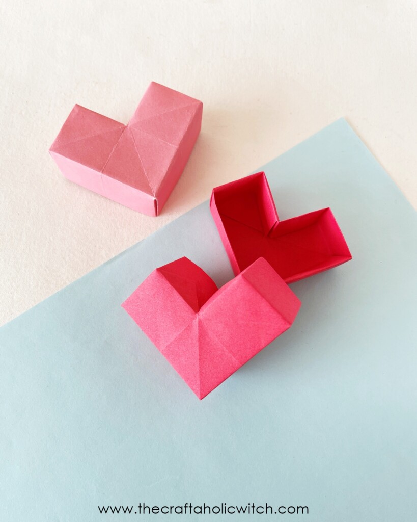 Easy Origami Heart Box Tutorial for Small Gifts (with Video)