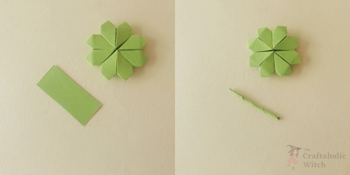 Easy Origami Shamrock (Four Leaf Clover) for Beginners