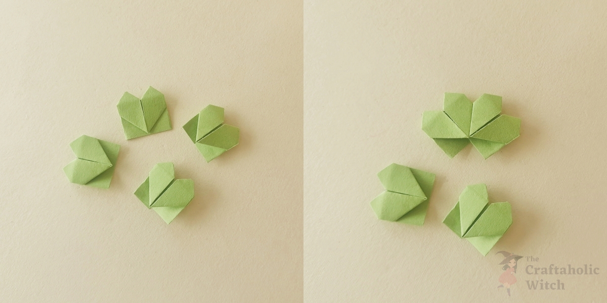 Easy Origami Shamrock (Four Leaf Clover) for Beginners