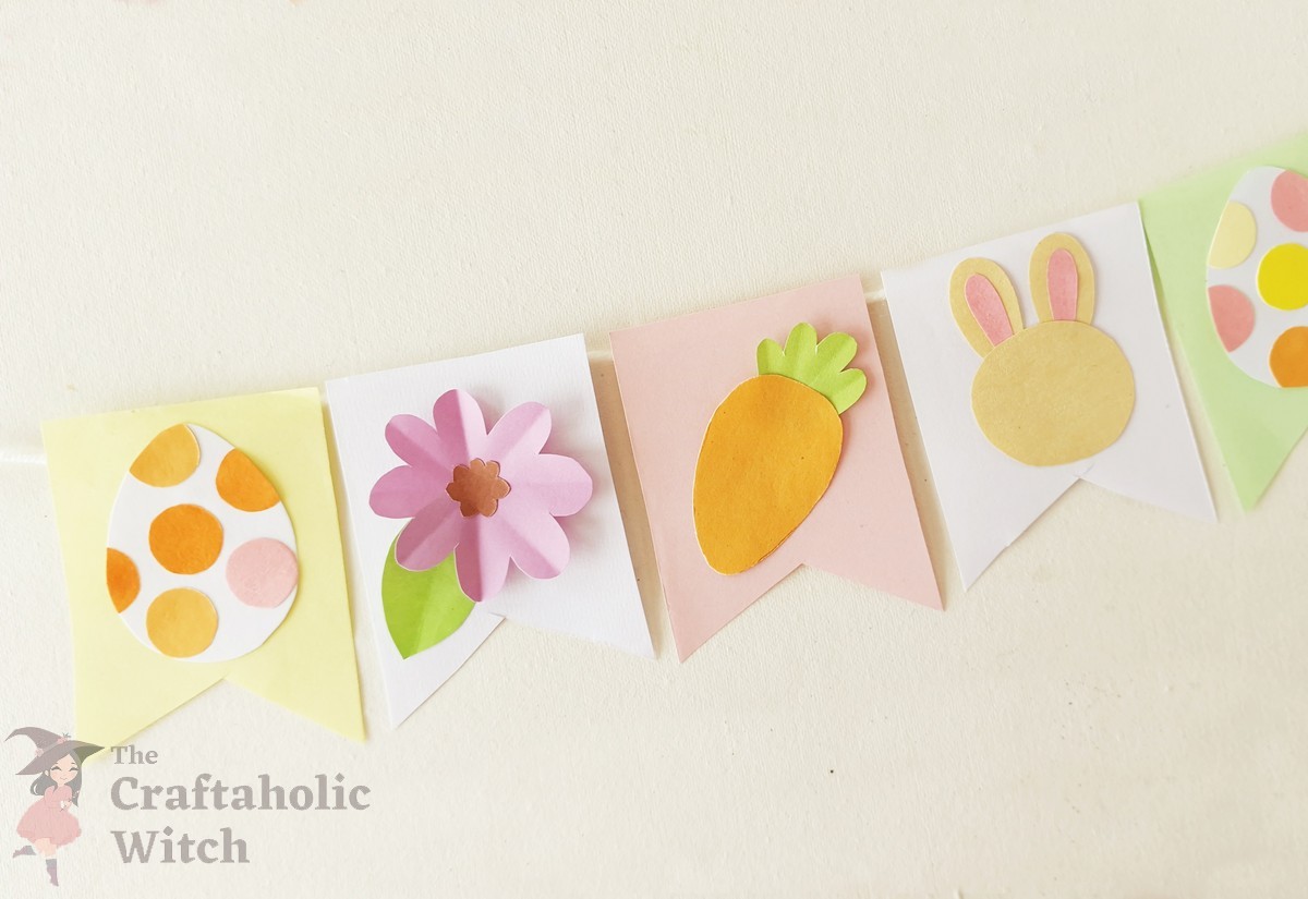 How to Make a Cute Easter Paper Garland (+ Free Template) | The ...