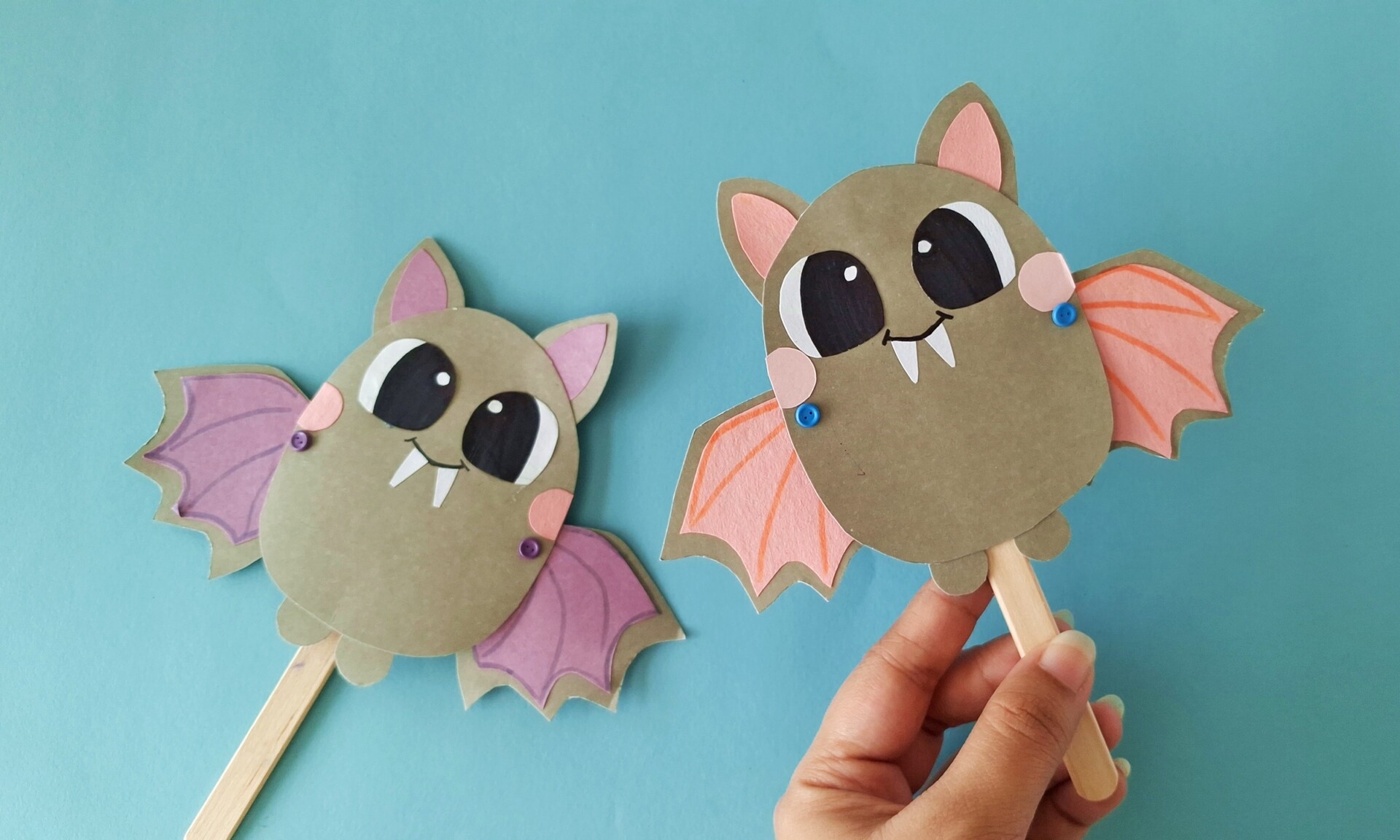 Craft a Flapping Paper Bat (Free Template with Video Tutorial) for ...