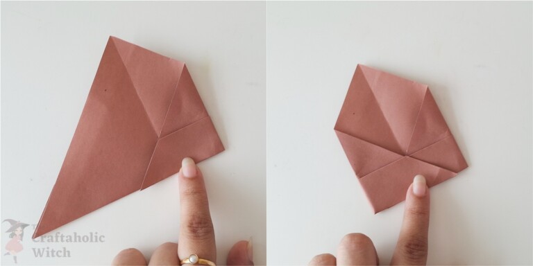 How to Make an Origami Acorn (Video with Easy Folding instructions ...