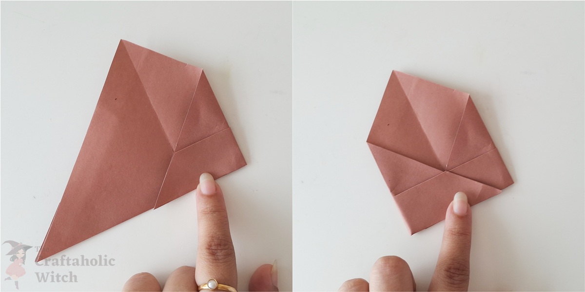 How to Make an Origami Acorn (Video with Easy Folding instructions ...