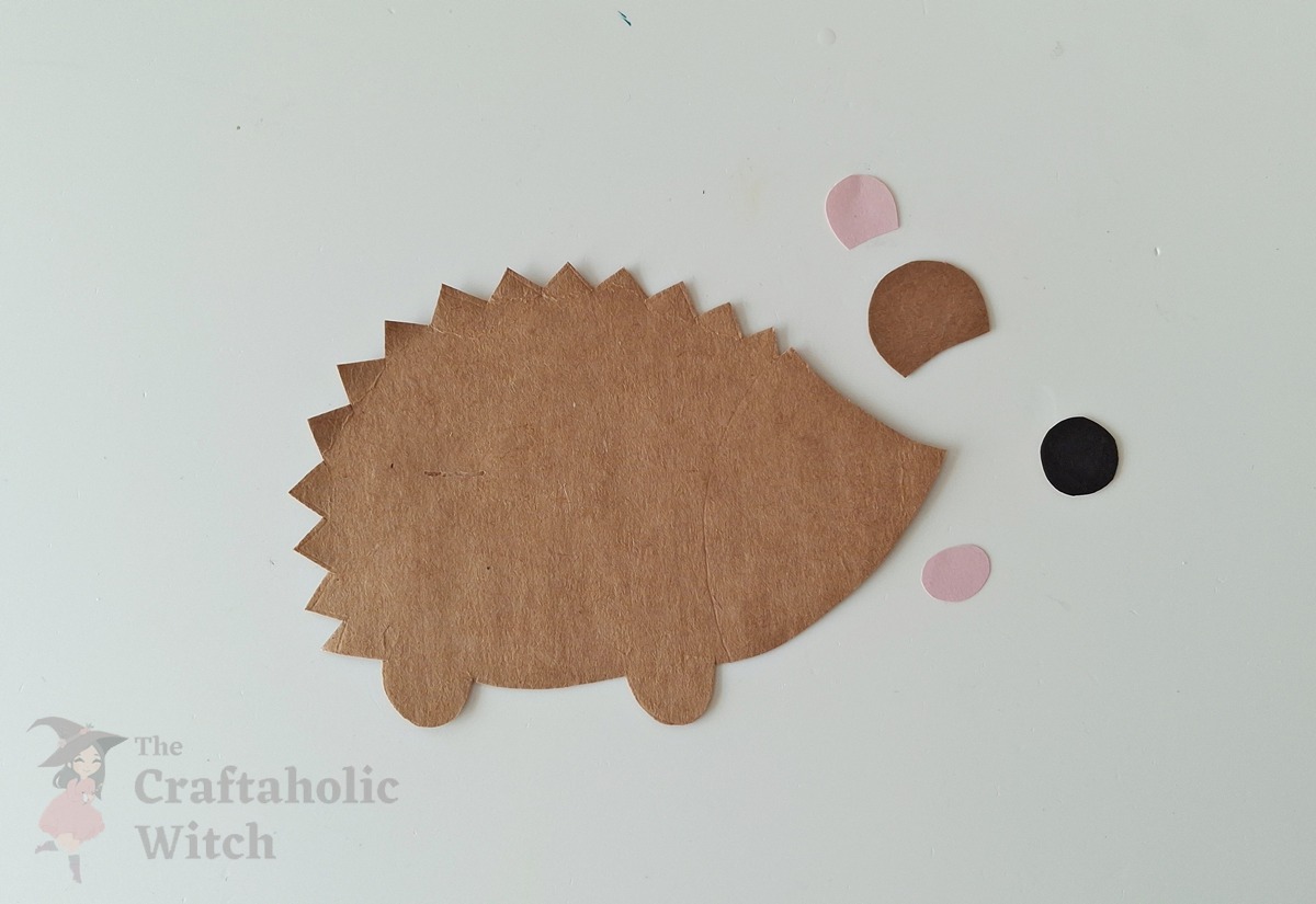 Make a Cute Hedgehog Craft for Kids with Yarn (Free Template Included)
