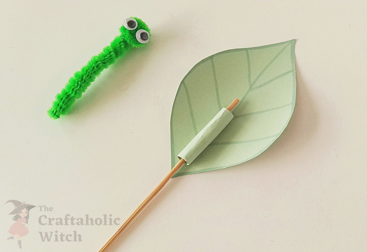 Easy Moving Caterpillar Craft for Kids (Free template + Video Tutorial ...